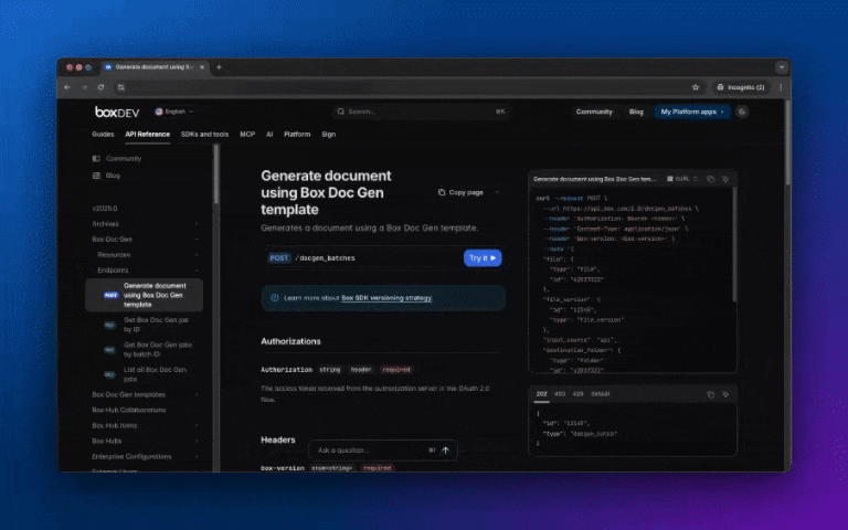 AIファーストの新しいBox Developerドキュメントサイトのリリース | Box