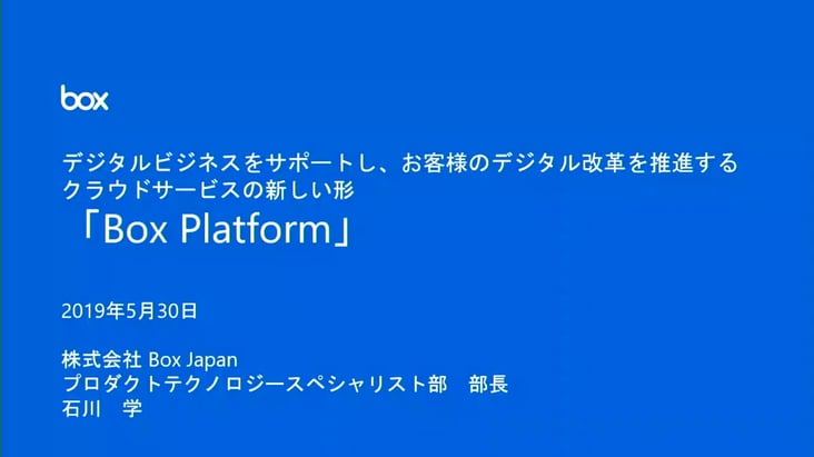 動画で学ぶ | Box